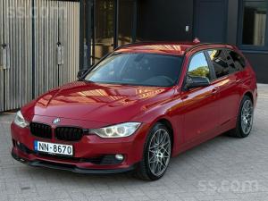 Red BMW 320 2013 in Riga, with an engine capacity of 2.00 L and mileage of 297 thousand km for 6990 €, photo 10 on AUTOMOTO.COM.LV