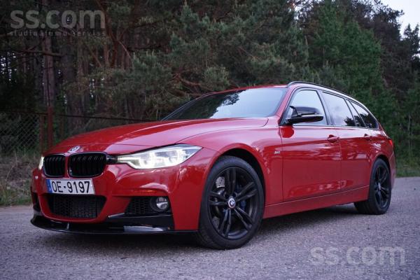 Red BMW 320 2017 in Riga, with an engine capacity of 2.00 L and mileage of 231 thousand km for 16990 €, photo 2 on AUTOMOTO.COM.LV