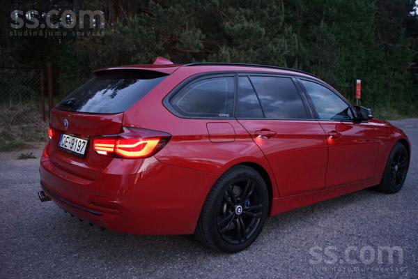 Red BMW 320 2017 in Riga, with an engine capacity of 2.00 L and mileage of 231 thousand km for 16990 €, photo 4 on AUTOMOTO.COM.LV