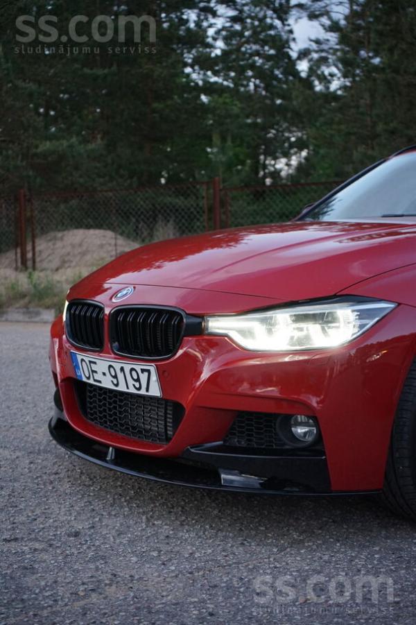 Red BMW 320 2017 in Riga, with an engine capacity of 2.00 L and mileage of 231 thousand km for 16990 €, photo 5 on AUTOMOTO.COM.LV