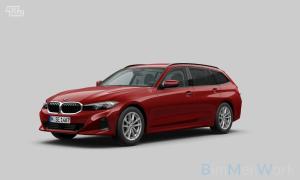 Red BMW 320 2022 in Kaunas, with an engine capacity of 2.00 L and mileage of 66 thousand km for 32699 €, photo  on AUTOMOTO.COM.LV