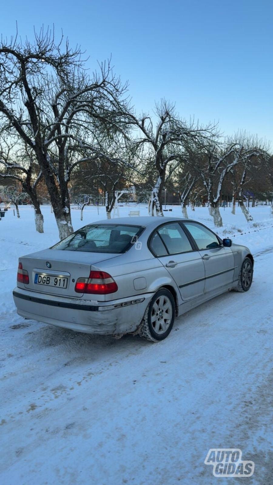 BMW 320 2002 in Klaipeda, with an engine capacity of 2.00 L and mileage of 307 thousand km for 1150 €, photo 1 on AUTOMOTO.COM.LV