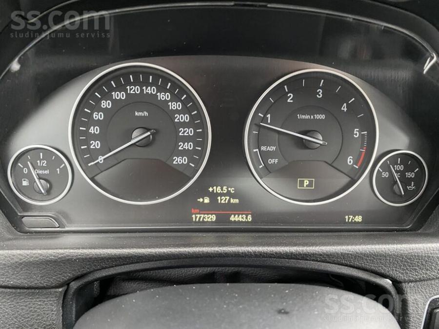 BMW 320 2015 in Riga, with an engine capacity of 2.00 L and mileage of 177 thousand km for 12990 €, photo 26 on AUTOMOTO.COM.LV