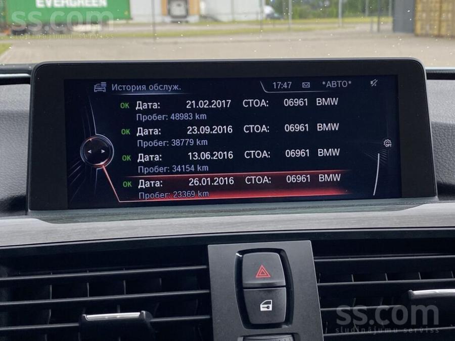 BMW 320 2015 in Riga, with an engine capacity of 2.00 L and mileage of 177 thousand km for 12990 €, photo 29 on AUTOMOTO.COM.LV