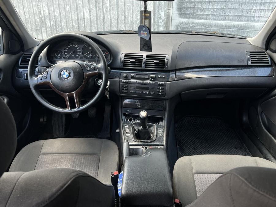 BMW 320 2003 in Kaunas, with an engine capacity of 2.00 L and mileage of 362 thousand km for 1350 €, photo 14 on AUTOMOTO.COM.LV