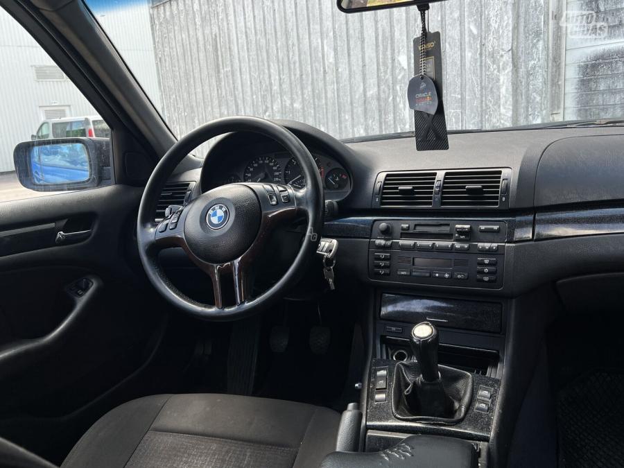 BMW 320 2003 in Kaunas, with an engine capacity of 2.00 L and mileage of 362 thousand km for 1350 €, photo 15 on AUTOMOTO.COM.LV
