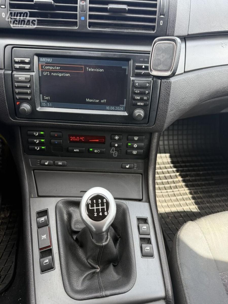 BMW 320 2005 in Siauliai, with an engine capacity of 2.00 L and mileage of 324 thousand km for 990 €, photo 13 on AUTOMOTO.COM.LV