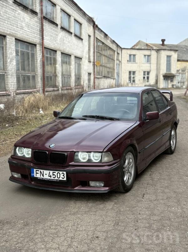 Фиолетовый БМВ 320 1996 в Лиепая, объемом двигателя 2.00 л и пробегом 398 тыс. км за 3300 €, фото 2 на AUTOMOTO.COM.LV