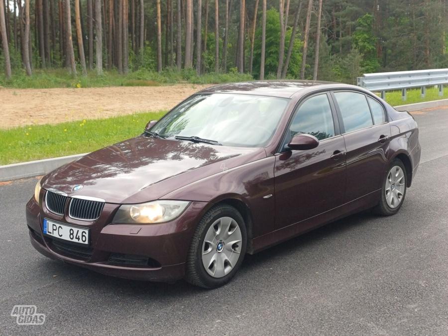 Violet BMW 320 2007 in Kaunas, with an engine capacity of 2.00 L and mileage of 410 thousand km for 1999 €, photo 1 on AUTOMOTO.COM.LV