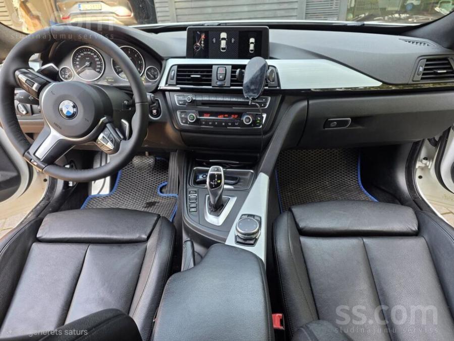 White BMW 320 2014 in Riga, with an engine capacity of 2.00 L and mileage of 350 thousand km for 13999 €, photo 7 on AUTOMOTO.COM.LV