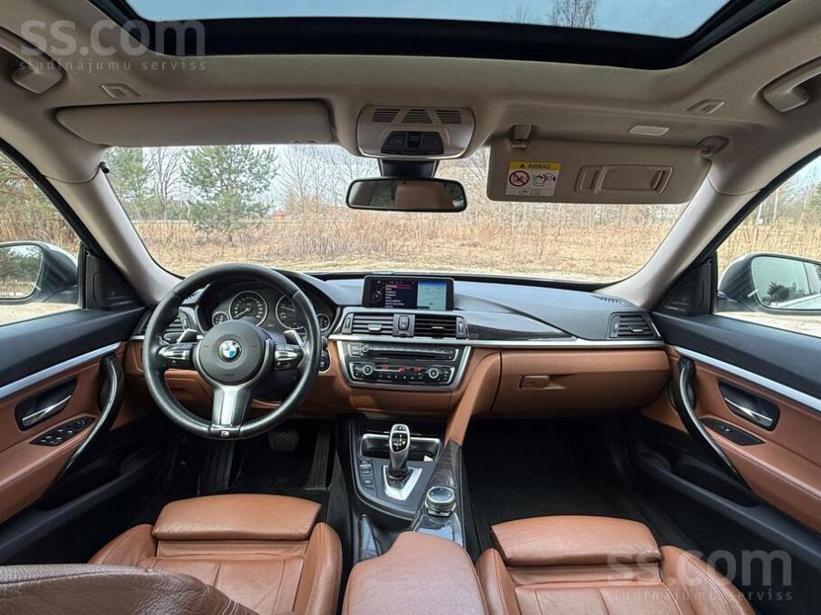White BMW 320 2014 in Riga, with an engine capacity of 2.00 L and mileage of 352 thousand km for 10750 €, photo 6 on AUTOMOTO.COM.LV