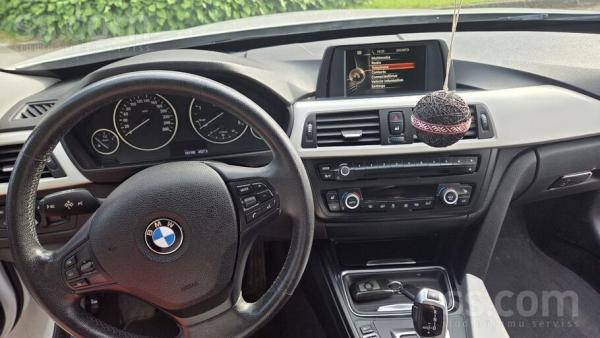 White BMW 320 2015 in Riga, with an engine capacity of 2.00 L and mileage of 181 thousand km for 11999 €, photo 7 on AUTOMOTO.COM.LV