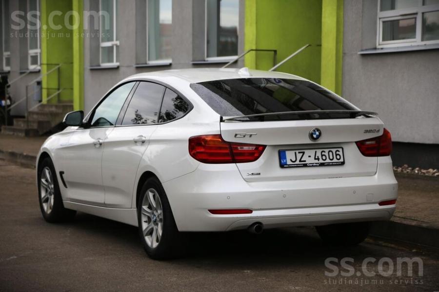 White BMW 320 2015 in Riga, with an engine capacity of 2.00 L and mileage of 183 thousand km for 12495 €, photo 6 on AUTOMOTO.COM.LV