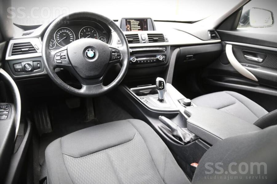 White BMW 320 2015 in Riga, with an engine capacity of 2.00 L and mileage of 183 thousand km for 12495 €, photo 8 on AUTOMOTO.COM.LV