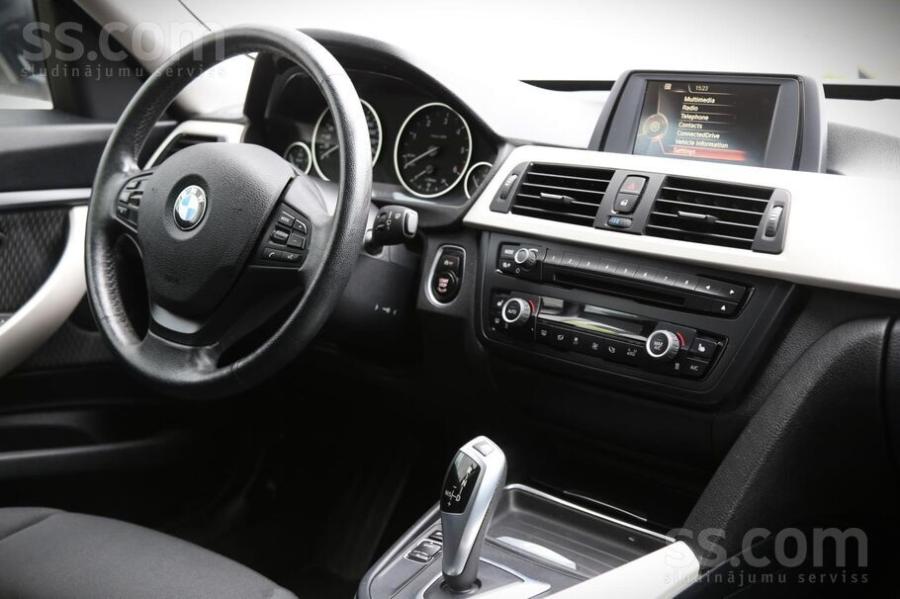 White BMW 320 2015 in Riga, with an engine capacity of 2.00 L and mileage of 183 thousand km for 12495 €, photo 12 on AUTOMOTO.COM.LV