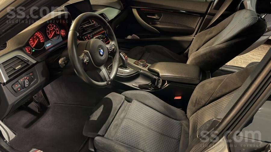 White BMW 320 2016 in Riga, with an engine capacity of 2.00 L and mileage of 250 thousand km for 15490 €, photo 13 on AUTOMOTO.COM.LV