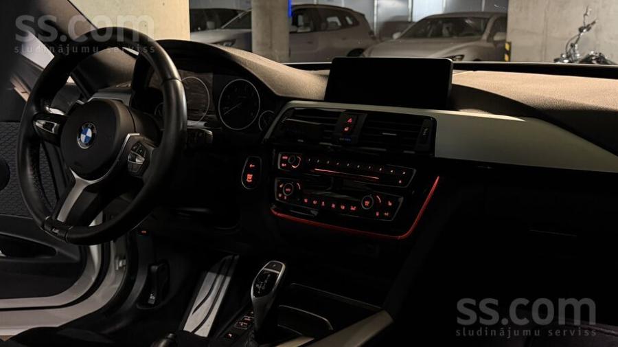 White BMW 320 2016 in Riga, with an engine capacity of 2.00 L and mileage of 250 thousand km for 15490 €, photo 14 on AUTOMOTO.COM.LV