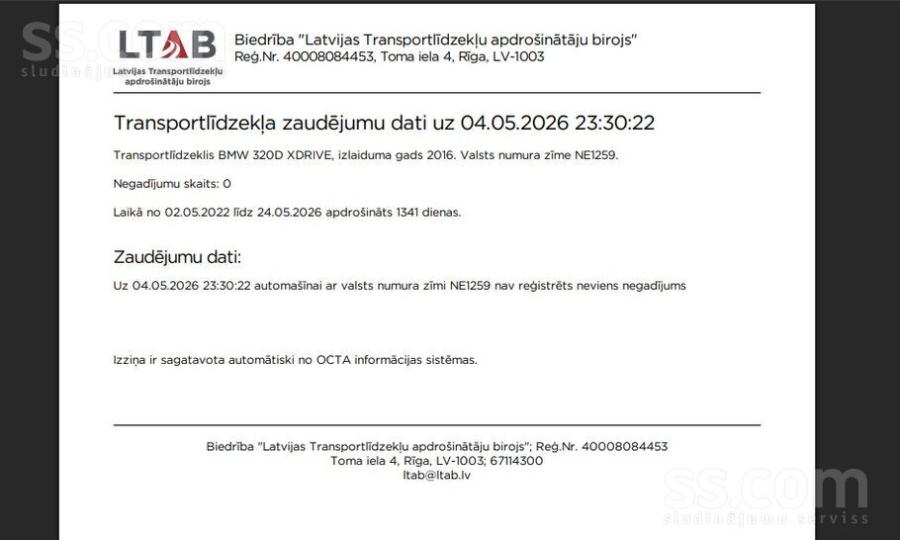 Balts BMW 320 2017 Rīga, ar dzinēja tilpumu 2.00 L un nobraukumu 137 tūkst. km par 19299 €, foto 23 vietnē AUTOMOTO.COM.LV