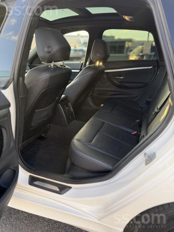 White BMW 320 2018 in Riga, with an engine capacity of 2.00 L and mileage of 215 thousand km for 18200 €, photo 9 on AUTOMOTO.COM.LV