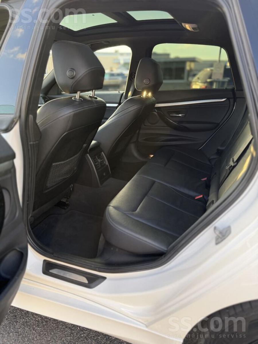 White BMW 320 2018 in Riga, with an engine capacity of 2.00 L and mileage of 215 thousand km for 18200 €, photo 10 on AUTOMOTO.COM.LV