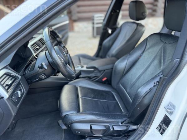 White BMW 320 2018 in Cesis, with an engine capacity of 2.00 L and mileage of 187 thousand km for 16800 €, photo 9 on AUTOMOTO.COM.LV