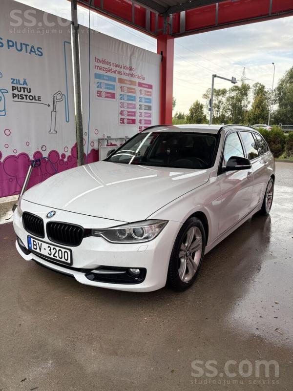 White BMW 320 2013 in Jelgava, with an engine capacity of 2.00 L and mileage of 328 thousand km for 6200 €, photo 2 on AUTOMOTO.COM.LV
