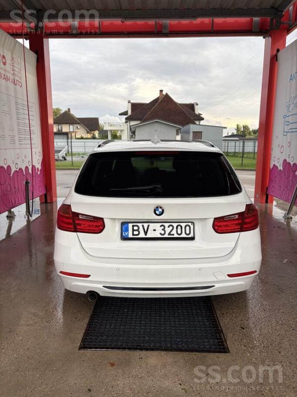 White BMW 320 2013 in Jelgava, with an engine capacity of 2.00 L and mileage of 328 thousand km for 6200 €, photo 4 on AUTOMOTO.COM.LV