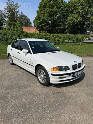 White BMW 320 2001 in Liepaja, with an engine capacity of 2.00 L and mileage of 445 thousand km for 1700 €, photo 1 on AUTOMOTO.COM.LV