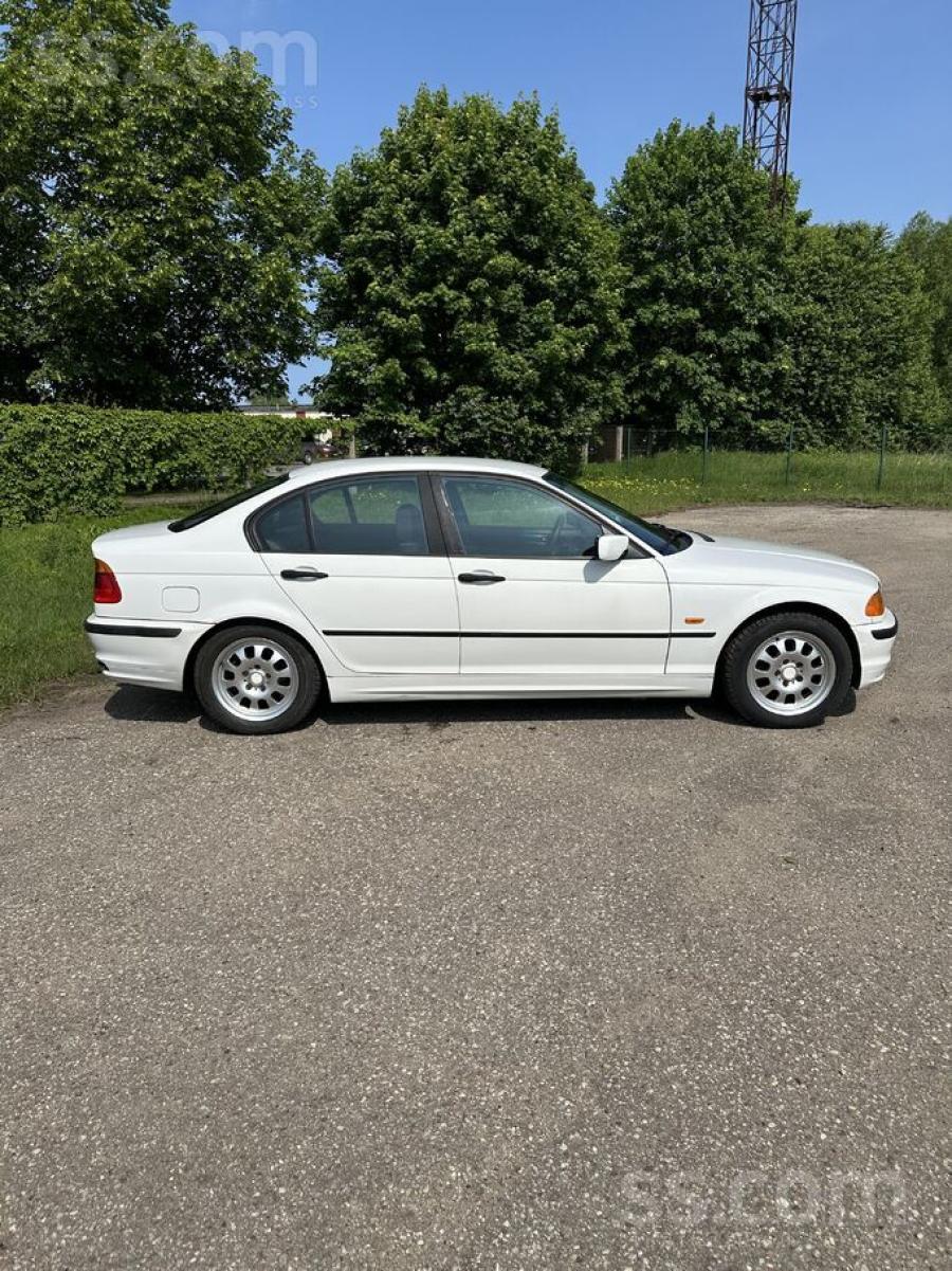 White BMW 320 2001 in Liepaja, with an engine capacity of 2.00 L and mileage of 445 thousand km for 1700 €, photo 7 on AUTOMOTO.COM.LV
