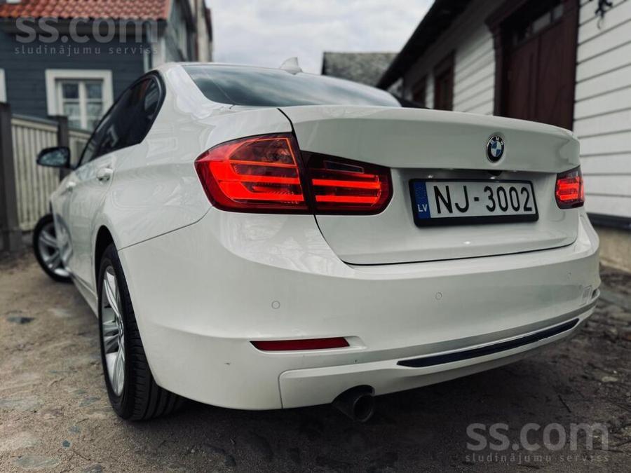 White BMW 320 2012 in Cesis, with an engine capacity of 2.00 L and mileage of 0 thousand km for 12500 €, photo 7 on AUTOMOTO.COM.LV