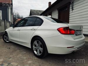 White BMW 320 2012 in Cesis, with an engine capacity of 2.00 L and mileage of 0 thousand km for 12500 €, photo 8 on AUTOMOTO.COM.LV