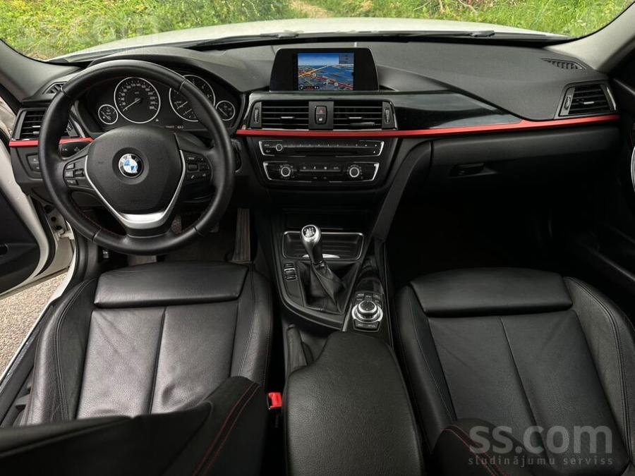 White BMW 320 2013 in Riga, with an engine capacity of 2.00 L and mileage of 296 thousand km for 9100 €, photo 10 on AUTOMOTO.COM.LV