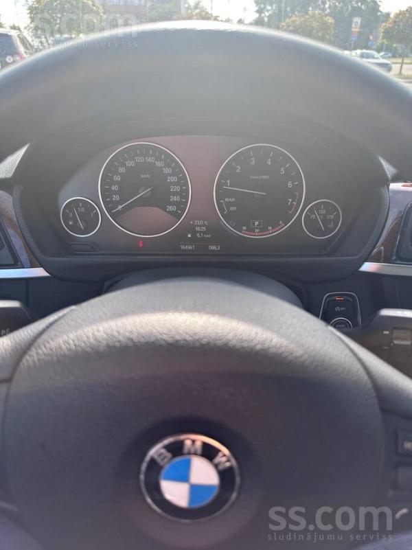 White BMW 320 2013 in Riga, with an engine capacity of 2.00 L and mileage of 165 thousand km for 12000 €, photo 6 on AUTOMOTO.COM.LV