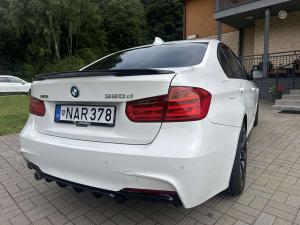 White BMW 320 2014 in Vilnius, with an engine capacity of 2.00 L and mileage of 252 thousand km for 12499 €, photo 4 on AUTOMOTO.COM.LV