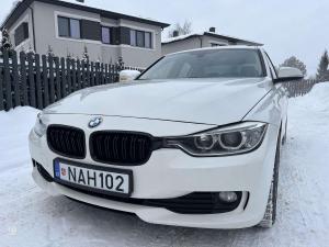 White BMW 320 2015 in Vilnius, with an engine capacity of 2.00 L and mileage of 121 thousand km for 8900 €, photo 3 on AUTOMOTO.COM.LV