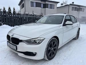 White BMW 320 2015 in Vilnius, with an engine capacity of 2.00 L and mileage of 121 thousand km for 8900 €, photo 4 on AUTOMOTO.COM.LV
