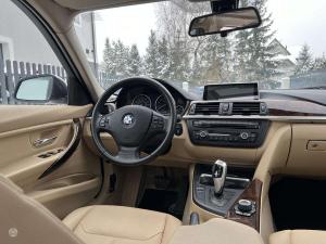 White BMW 320 2015 in Vilnius, with an engine capacity of 2.00 L and mileage of 121 thousand km for 8900 €, photo 13 on AUTOMOTO.COM.LV