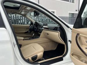 White BMW 320 2015 in Vilnius, with an engine capacity of 2.00 L and mileage of 121 thousand km for 8900 €, photo 17 on AUTOMOTO.COM.LV