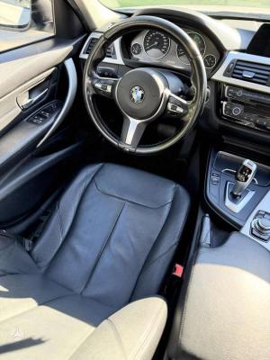 White BMW 320 2015 in Vilnius, with an engine capacity of 2.00 L and mileage of 200 thousand km for 12999 €, photo 10 on AUTOMOTO.COM.LV