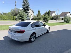 White BMW 320 2015 in Vilnius, with an engine capacity of 2.00 L and mileage of 168 thousand km for 11132 €, photo 13 on AUTOMOTO.COM.LV