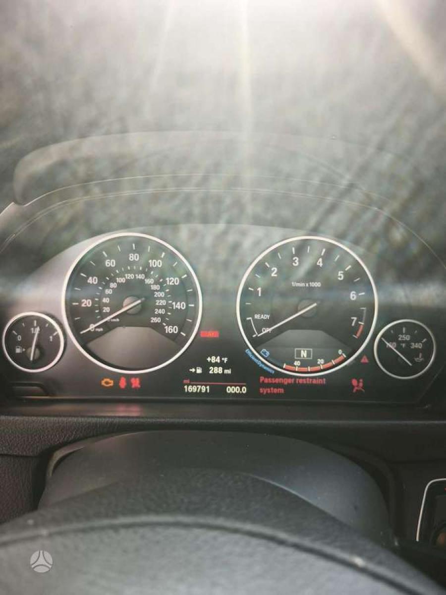 White BMW 320 2016 in Kretinga, with an engine capacity of 2.00 L and mileage of 270 thousand km for 5400 €, photo 7 on AUTOMOTO.COM.LV