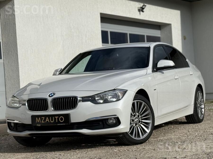 White BMW 320 2017 in Tukums, with an engine capacity of 2.00 L and mileage of 219 thousand km for 10999 €, photo 3 on AUTOMOTO.COM.LV