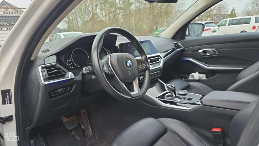 White BMW 320 2019 in Kaunas, with an engine capacity of 2.00 L and mileage of 80 thousand km for 26314 €, photo 9 on AUTOMOTO.COM.LV