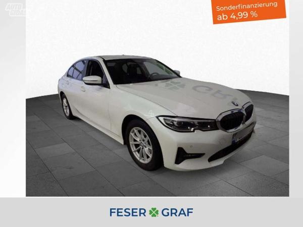 White BMW 320 2019 in Kaunas, with an engine capacity of 2.00 L and mileage of 91 thousand km for 25366 €, photo 1 on AUTOMOTO.COM.LV
