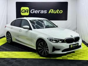White BMW 320 2019 in Vilnius, with an engine capacity of 2.00 L and mileage of 84 thousand km for 16950 €, photo 4 on AUTOMOTO.COM.LV