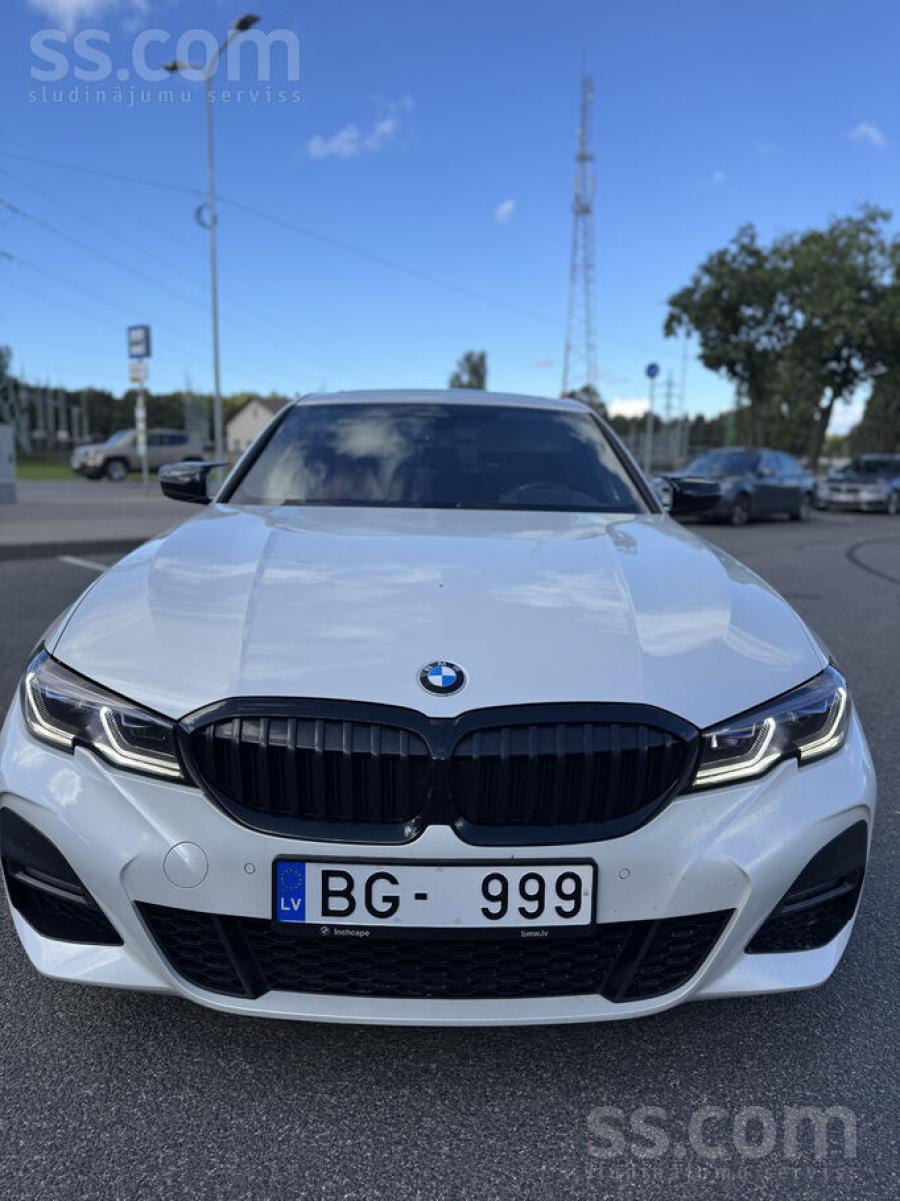 White BMW 320 2020 in Riga, with an engine capacity of 2.00 L and mileage of 182 thousand km for 29500 €, photo 3 on AUTOMOTO.COM.LV