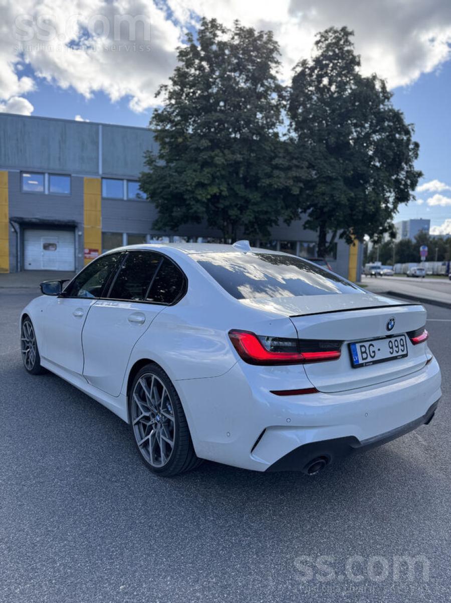 White BMW 320 2020 in Riga, with an engine capacity of 2.00 L and mileage of 182 thousand km for 29500 €, photo 6 on AUTOMOTO.COM.LV