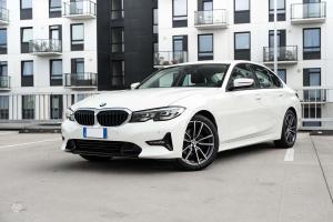 White BMW 320 2020 in Vilnius, with an engine capacity of 2.00 L and mileage of 146 thousand km for 19500 €, photo 6 on AUTOMOTO.COM.LV