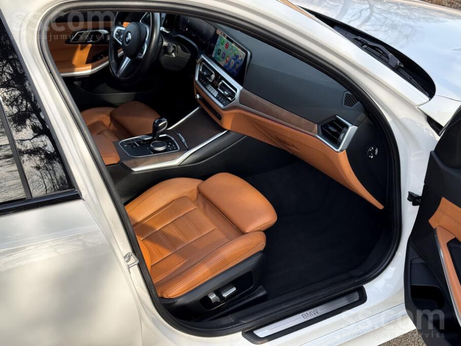 White BMW 320 2021 in Riga, with an engine capacity of 2.00 L and mileage of 112 thousand km for 26800 €, photo 11 on AUTOMOTO.COM.LV
