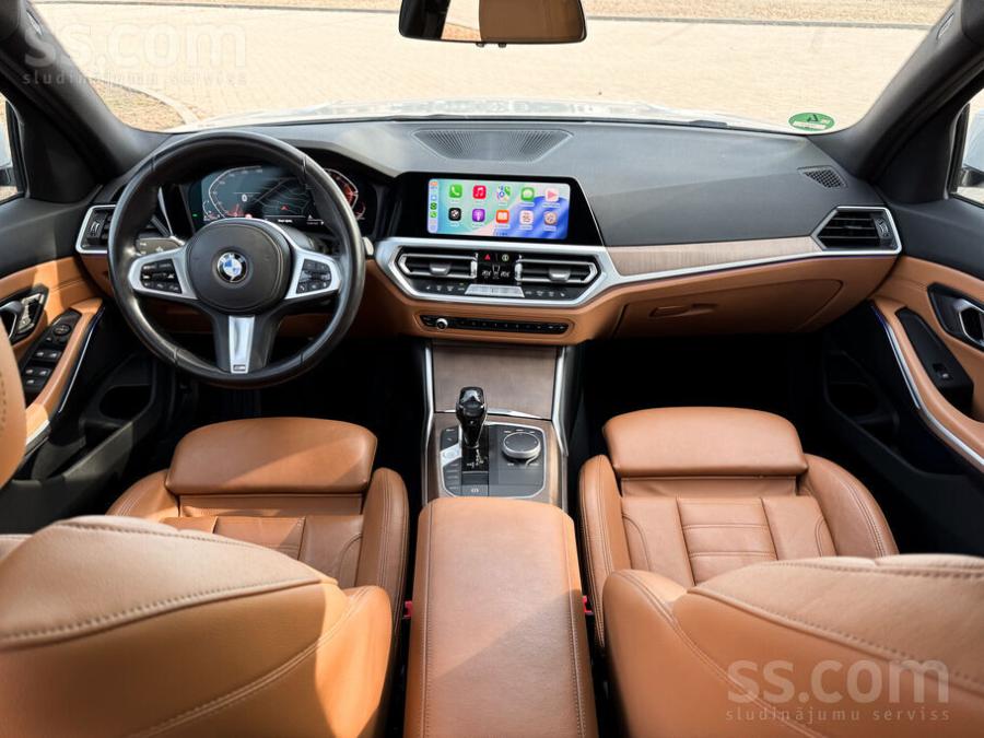White BMW 320 2021 in Riga, with an engine capacity of 2.00 L and mileage of 112 thousand km for 26800 €, photo 19 on AUTOMOTO.COM.LV